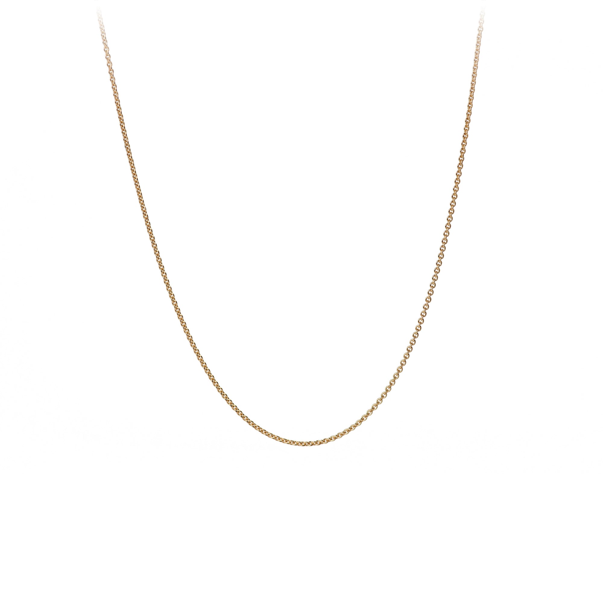 14k Gold Fine Cable Chain | 25 Gauge