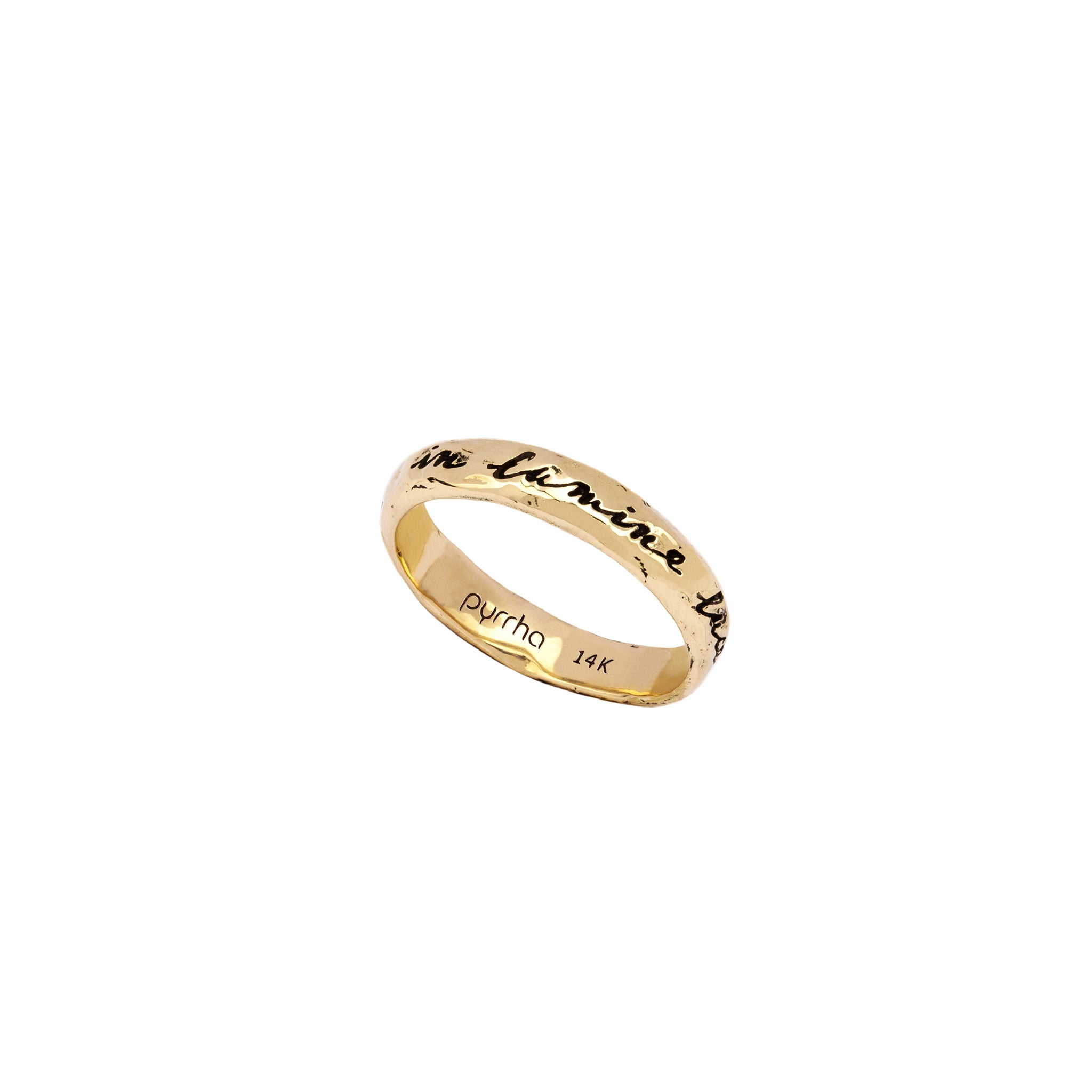 14K Gold Poesy Rings