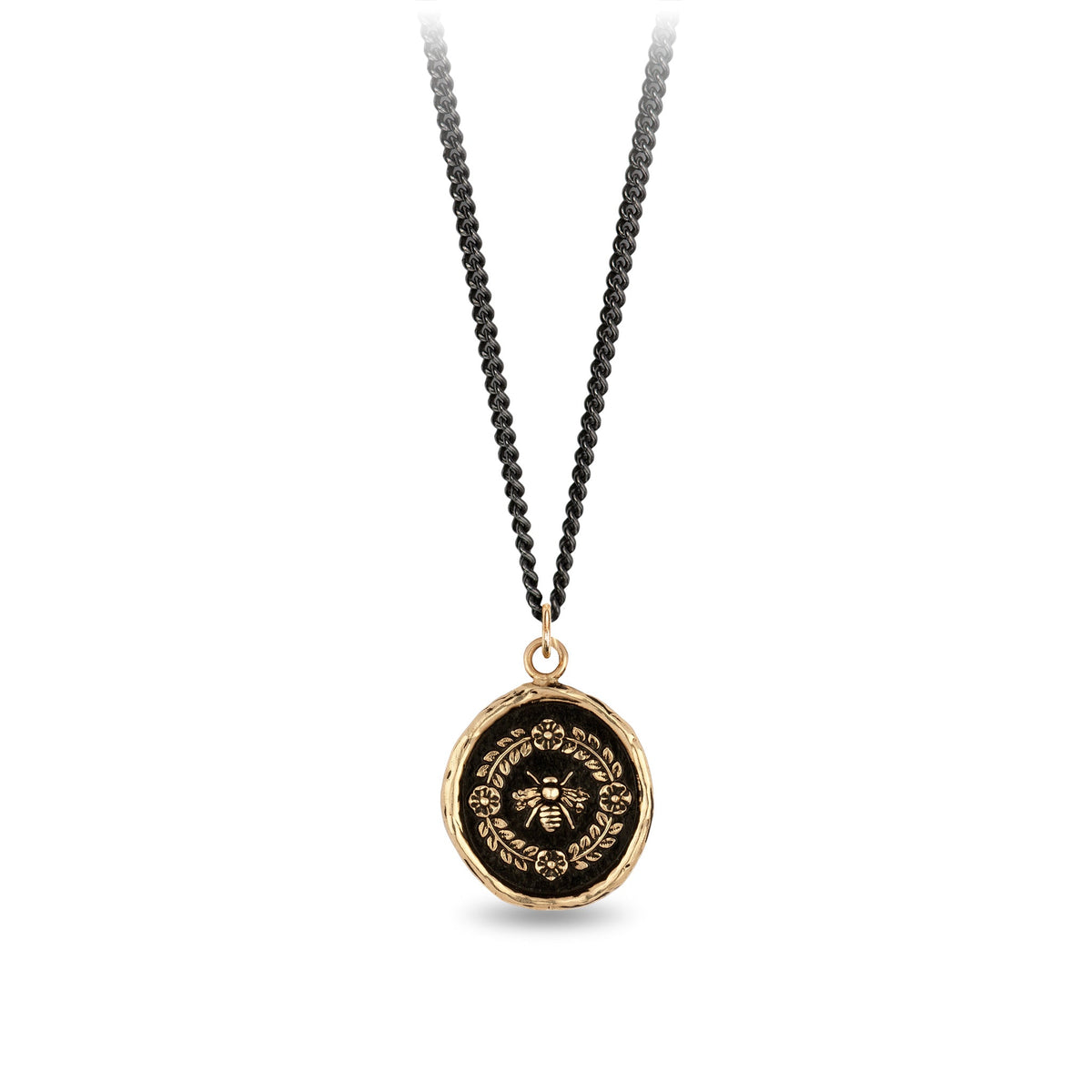 Honeybee 14K Gold Talisman Necklace