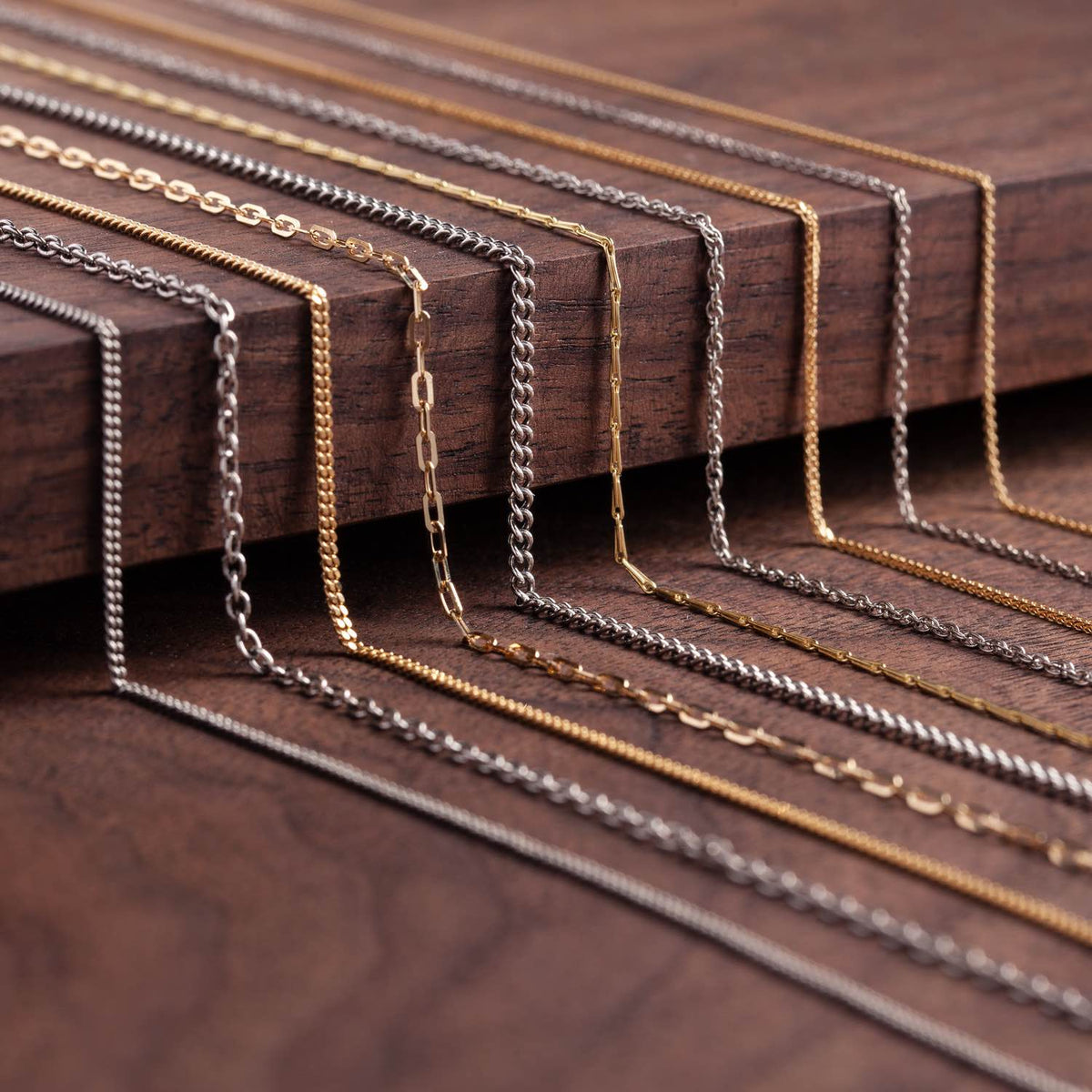 14K Gold Paperclip Chain